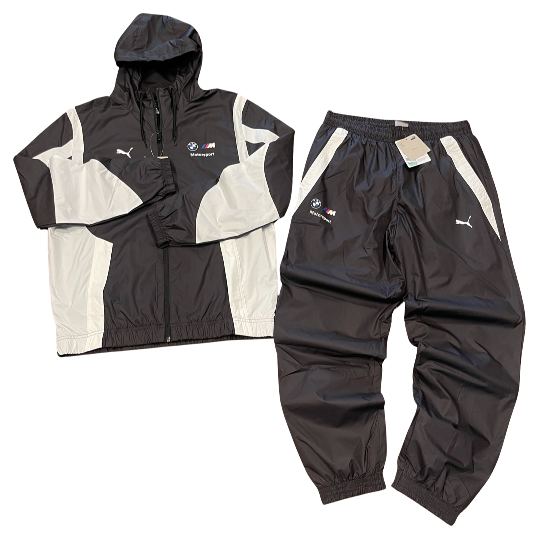 Puma BMW MMS WOVEN WINDBREAKER FULL-ZIP HOODED SWEATSUIT Men’s - PUMA ...