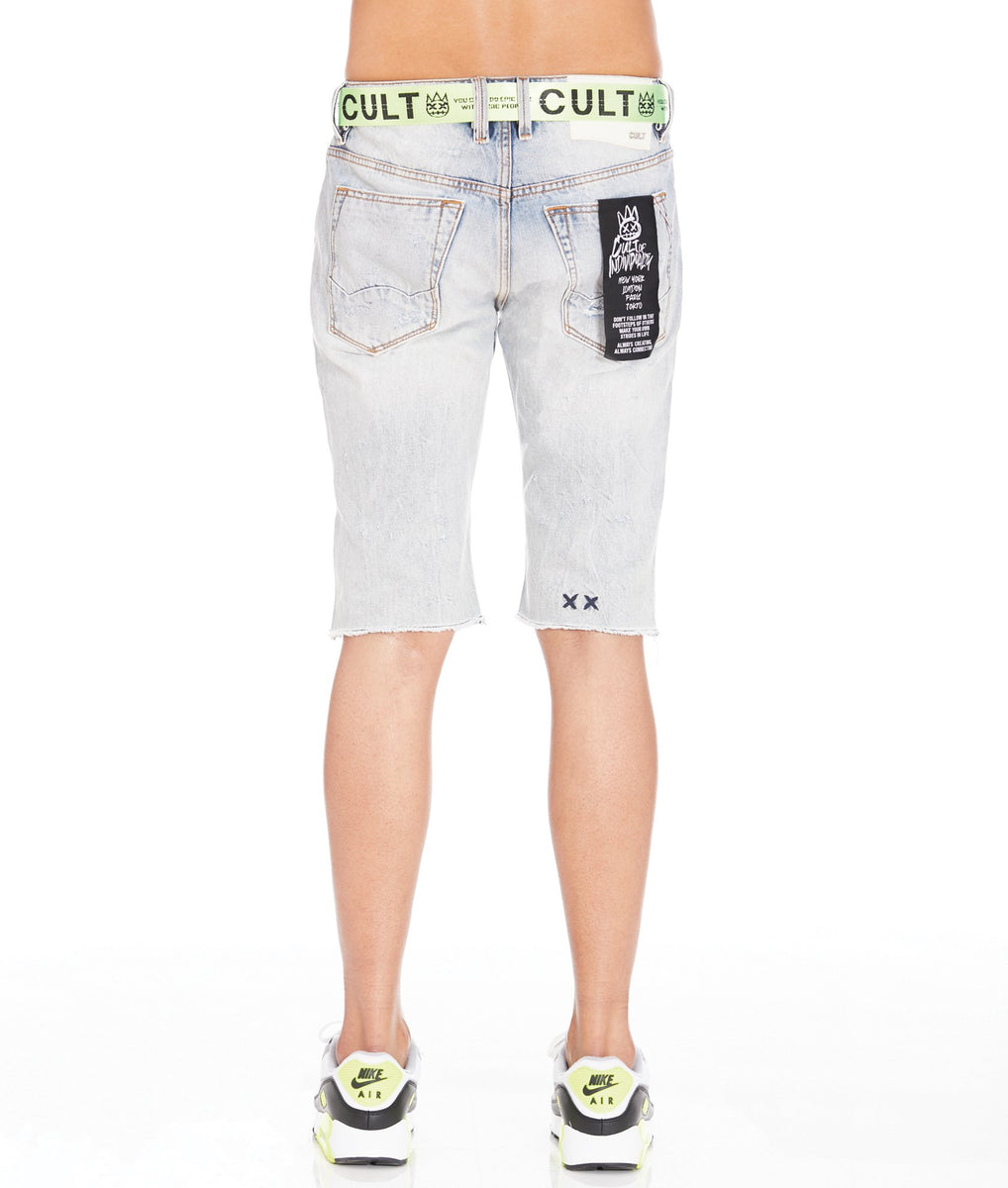 Cult of Individuality BELTED ROCKER SHORT Men’s -LANG – Moesports