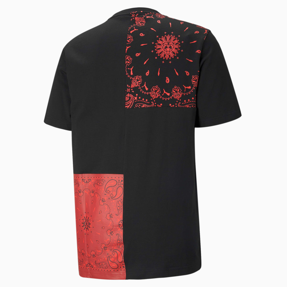 PUMA OB PATCHWORK T-SHIRT-BLACK/RED – Moesports